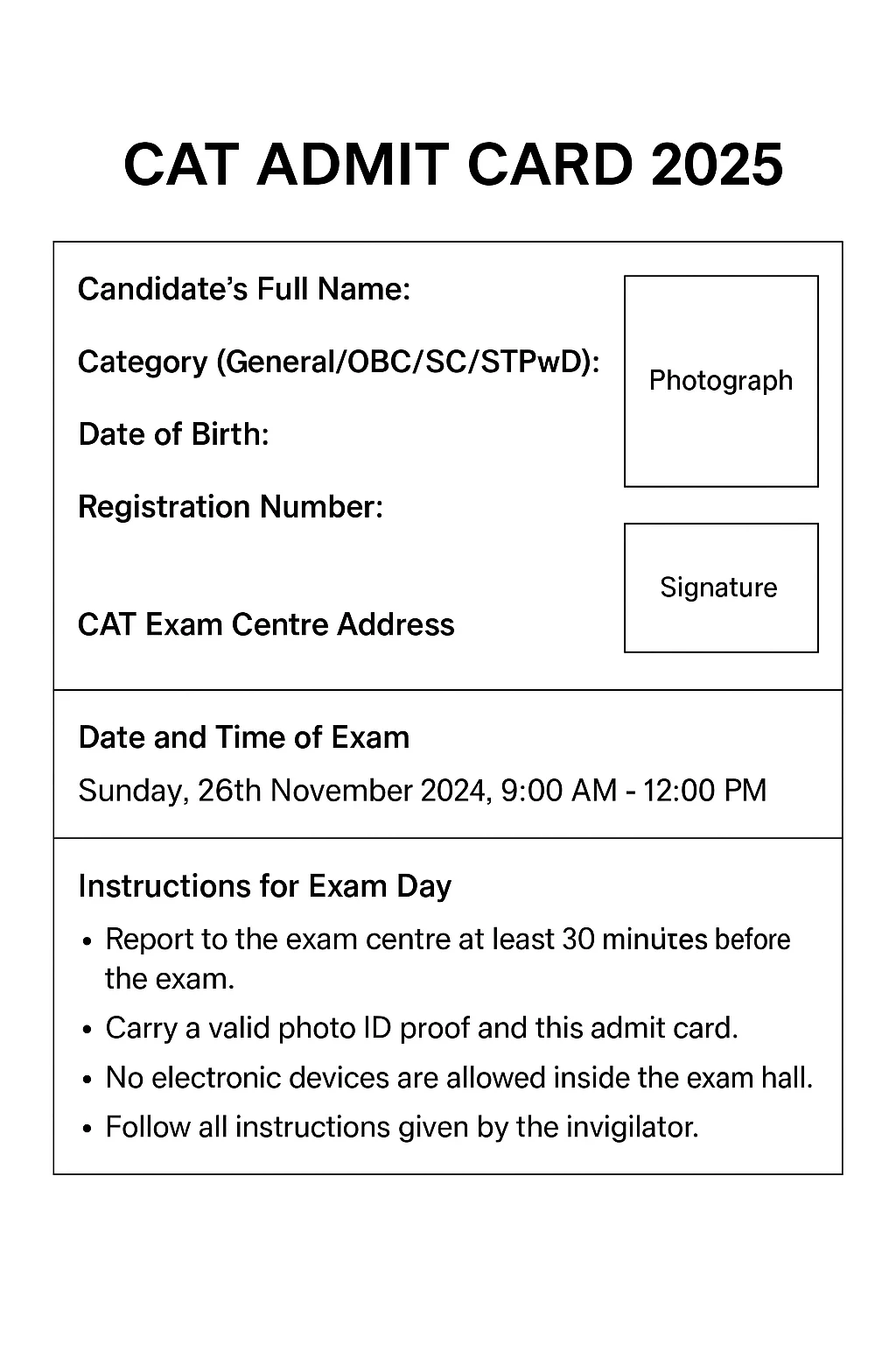 CAT 2025: Step-by-Step Guide to Download Admit Card